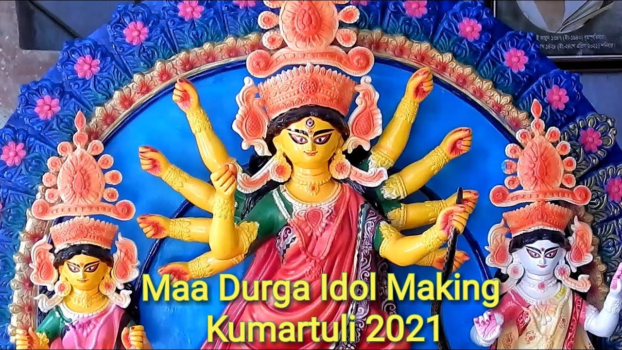 Kumartuli Durga Idol Making 2021 | Idol Making Progress | Kumartuli ...