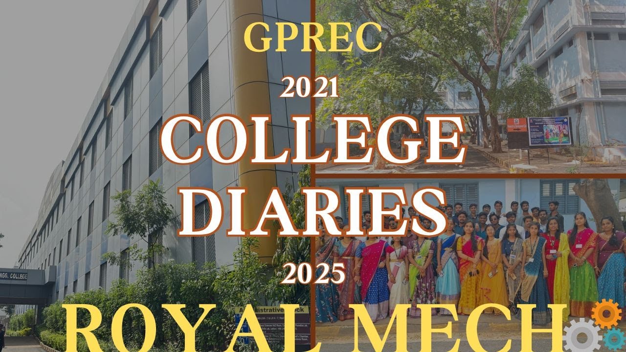 Gprec Mechanical Batch 2021-2025 || A Day in the Life of Mechanical Engineering Students # ...