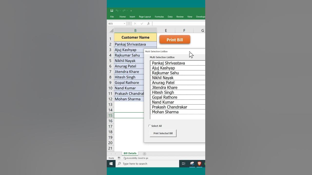 Create Hundreds of Worksheets By One Click | Multi Select ListBox | Excel VBA | Macro - YouTube