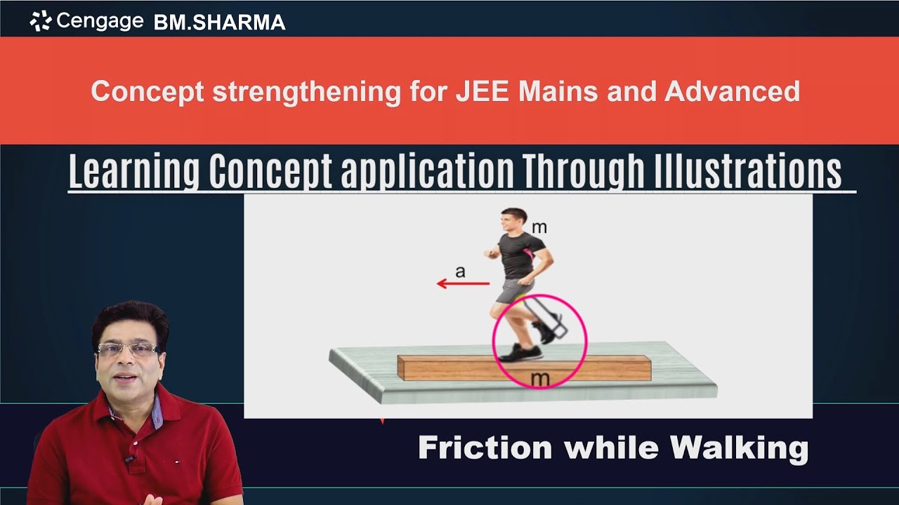 Friction while Walking: Illustration II | Cengage Exam Crack | BM ...