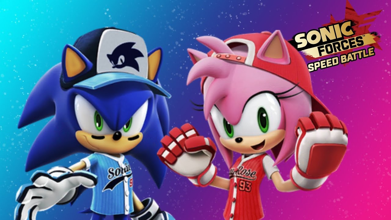 Slugger Sonic And All Star Amy Gameplay | Sonic forces speed battle ...