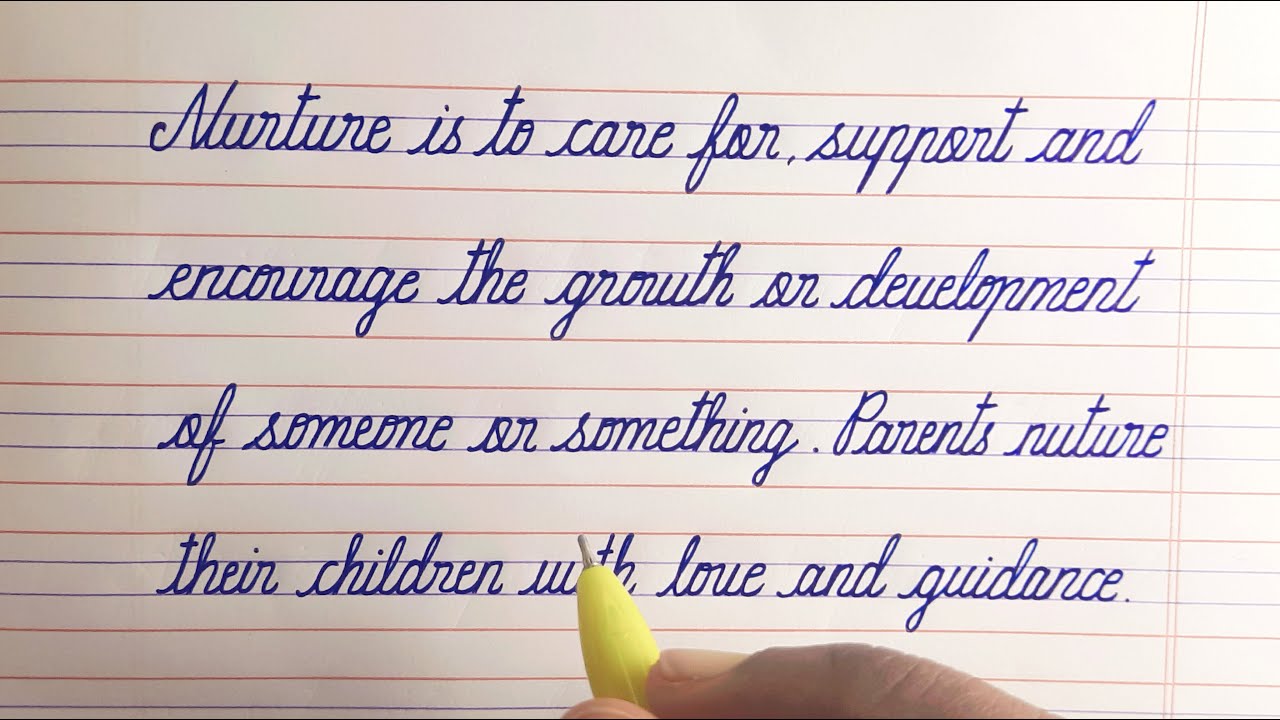 Improve Handwriting | Neat and Beautiful writing - YouTube