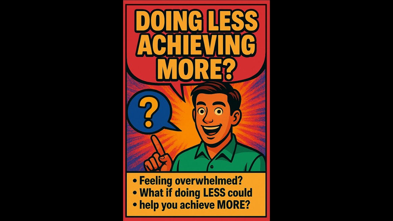 Do Less. Achieve More. The ONE Thing Explained - YouTube