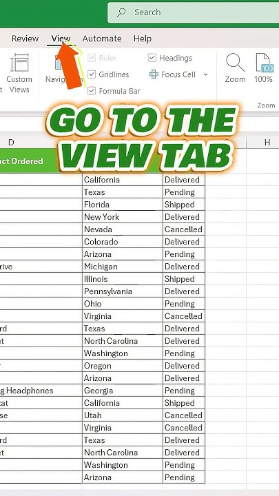 Highlight Active Cells in Excel Automatically - YouTube