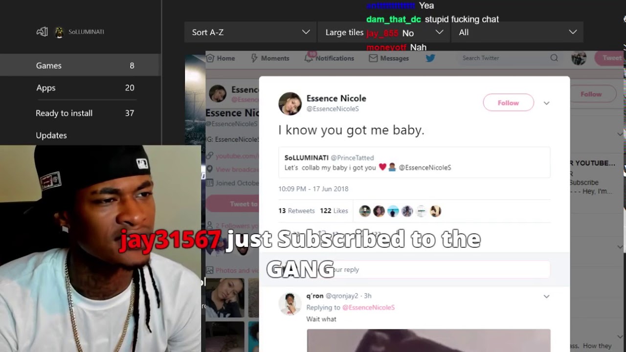 SoLLUMINATI Speaks On DDG’s Ex Essence Nicole Tweeting Him👀 - YouTube