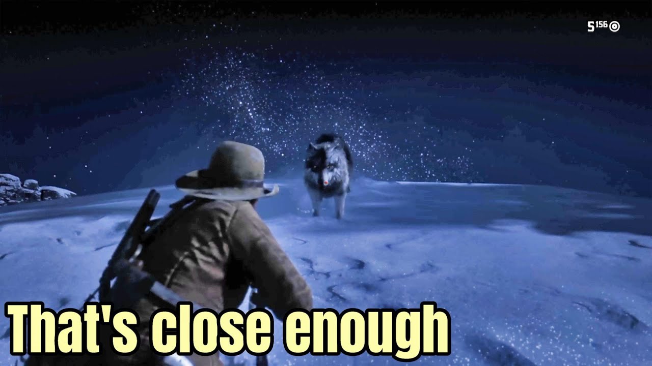 Arthur Effs Around and Finds Out with the Wolf : Red Dead Redemption 2 ...