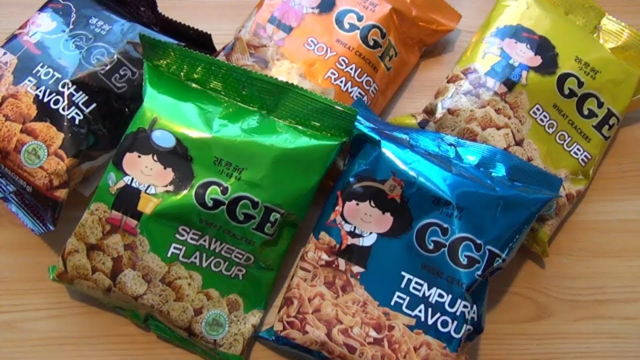 GGE RAMEN Wheat Crackers - YouTube