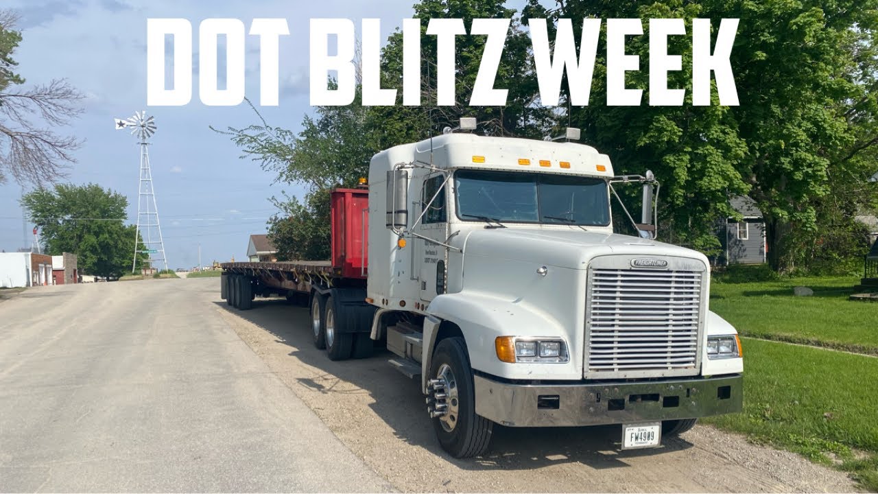 First Day Of DOT Blitz Week (Power Only Trucking) - YouTube