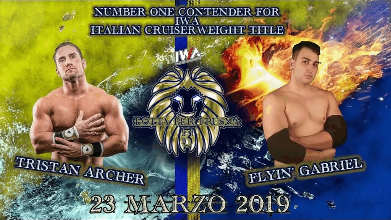 Flyin' Gabriel vs Clement Petiot "Tristan Archer" (WWE) - 23/03/2019 ...