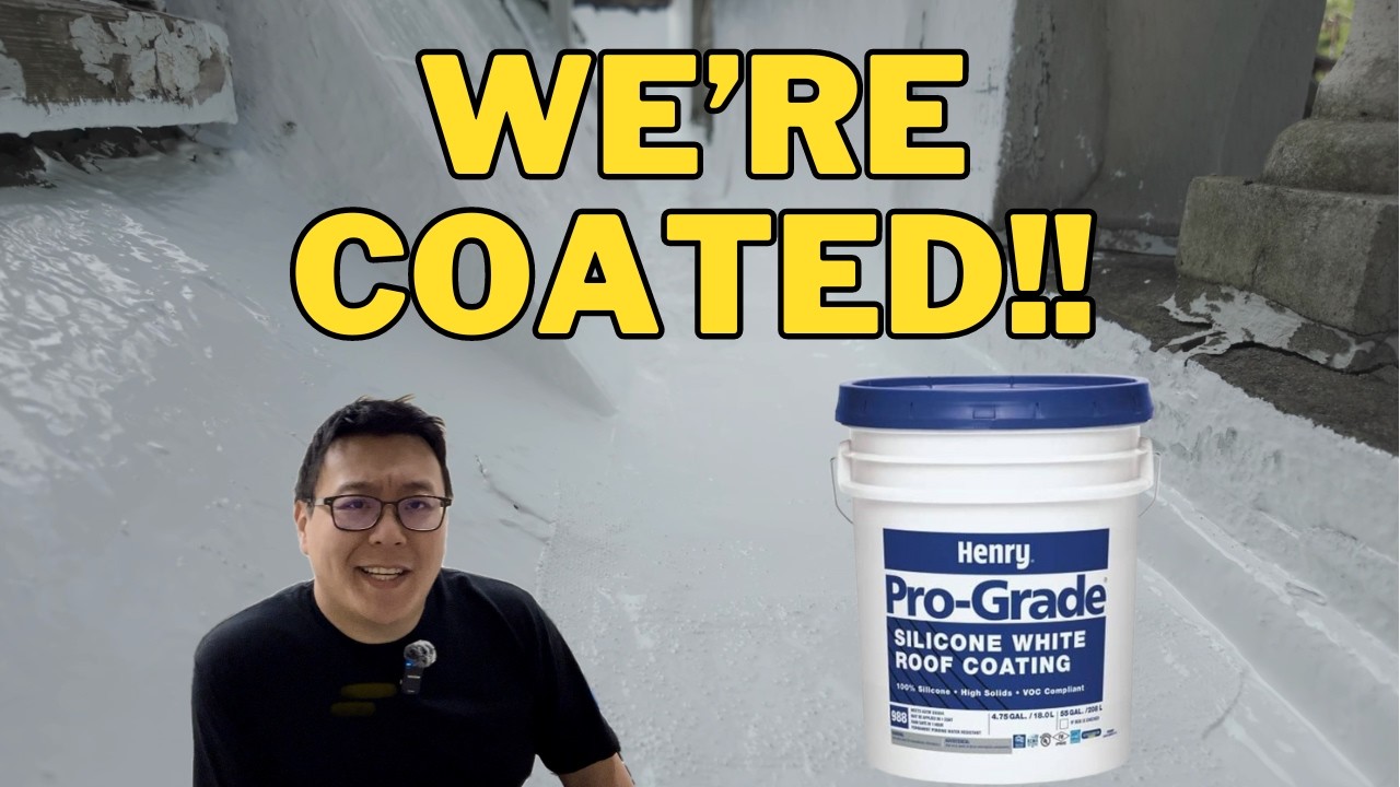 Coating My gutters with Henry Pro-grade 988, Abandoned School ...