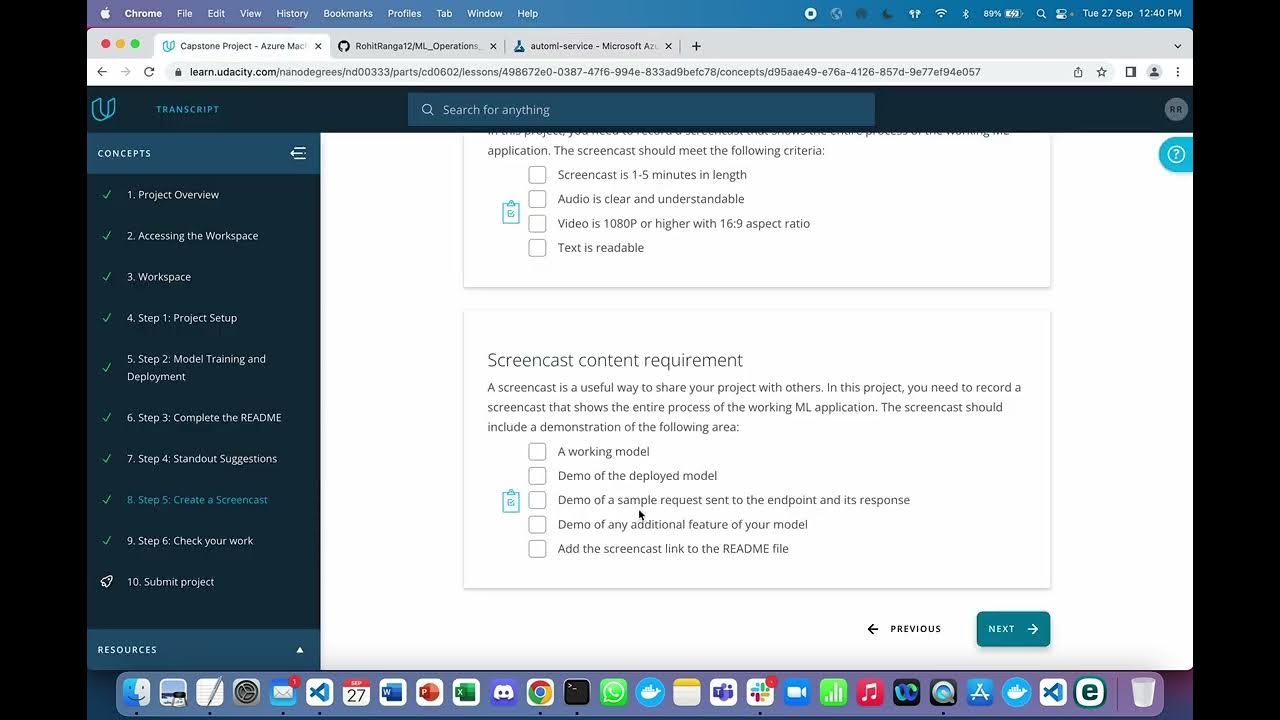 Udacity Azure ML Engineer - Capstone Project - YouTube