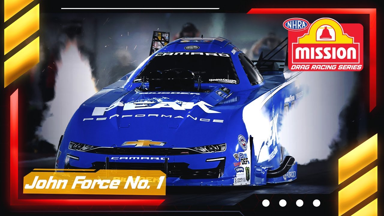 John Force breaks track record in Charlotte - YouTube