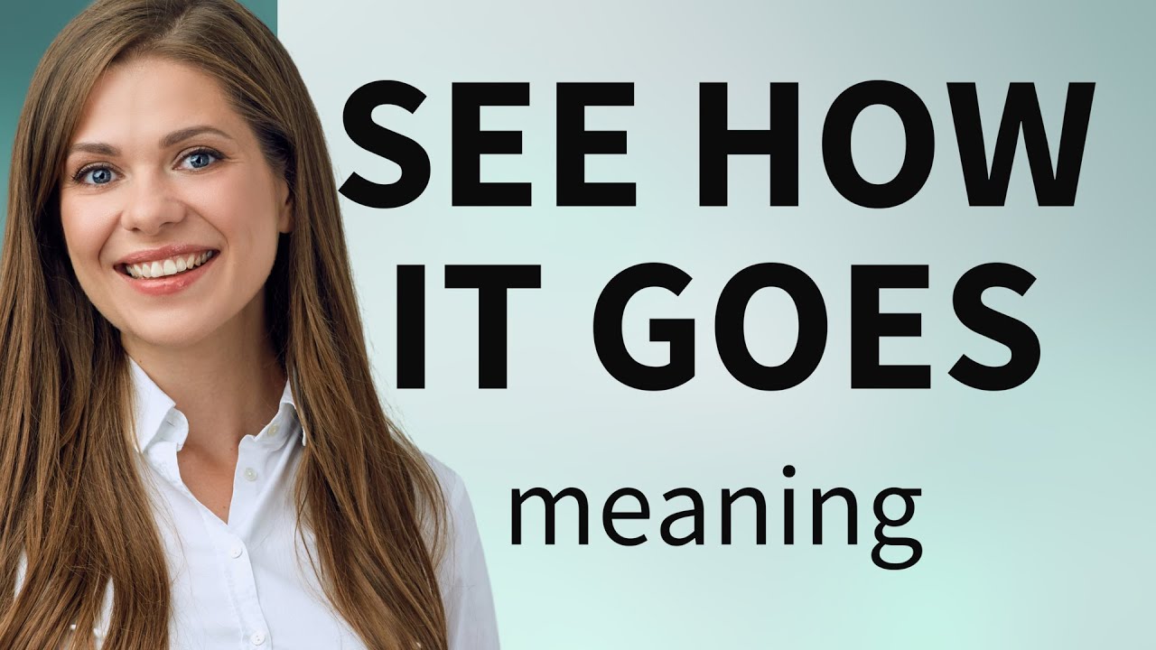 Understanding the Phrase "See How It Goes": An English Learning Guide ...