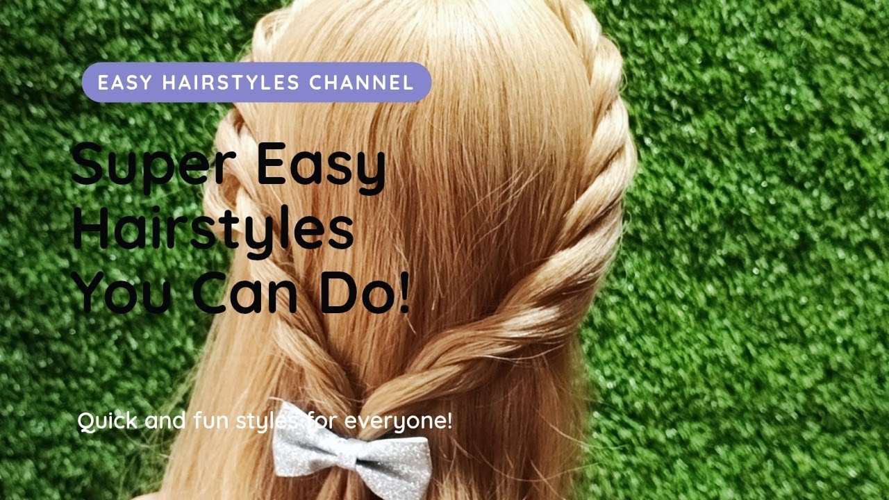 Very Easy Hairstyles | Quick & Simple Everyday Look #hairstyle - YouTube