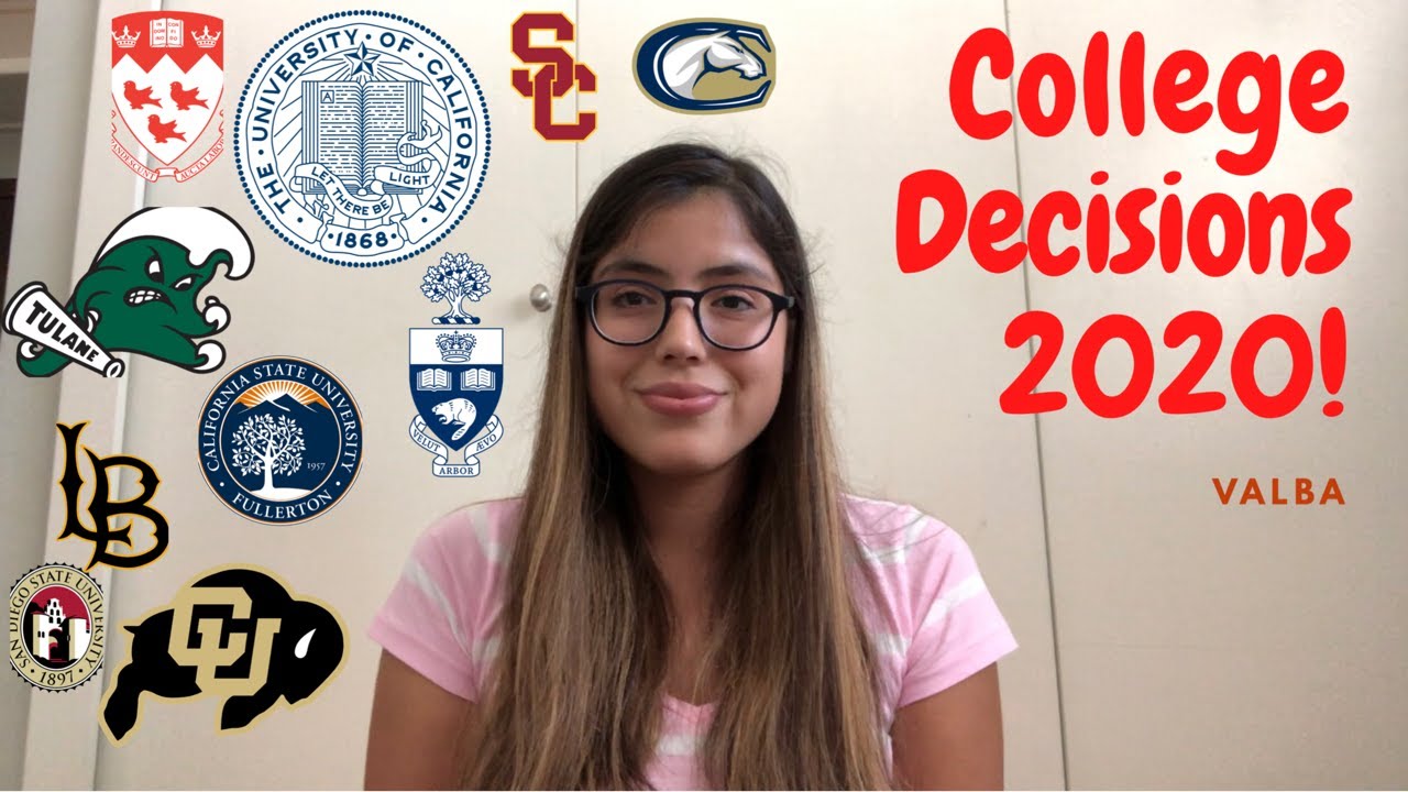 20 COLLEGE REACTIONS 2020! first vid ever - YouTube