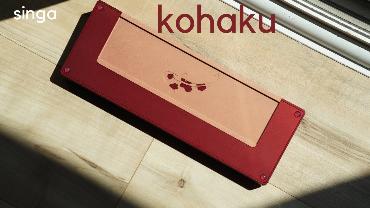 Singa Kohaku Keyboard Typing Sound Test - YouTube