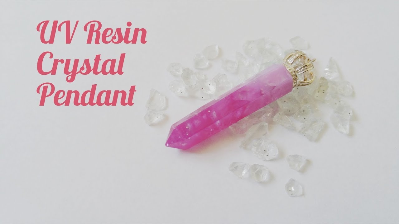 UV Resin DIY Crystal Pendant Tutorial - YouTube