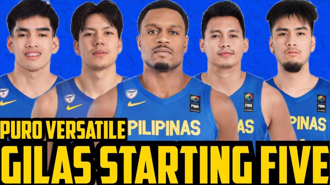 GILAS SOLID STARTING FIVE PURO VERSTILE PLAYER MODERN BASKETBALL - YouTube