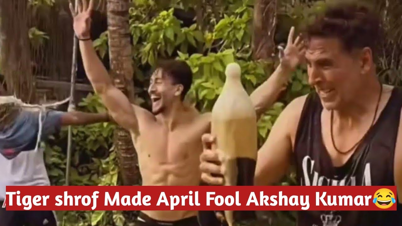 Tiger Shrof Made April Fool to Aksahy Kumar|Tiger shrof prank with ...