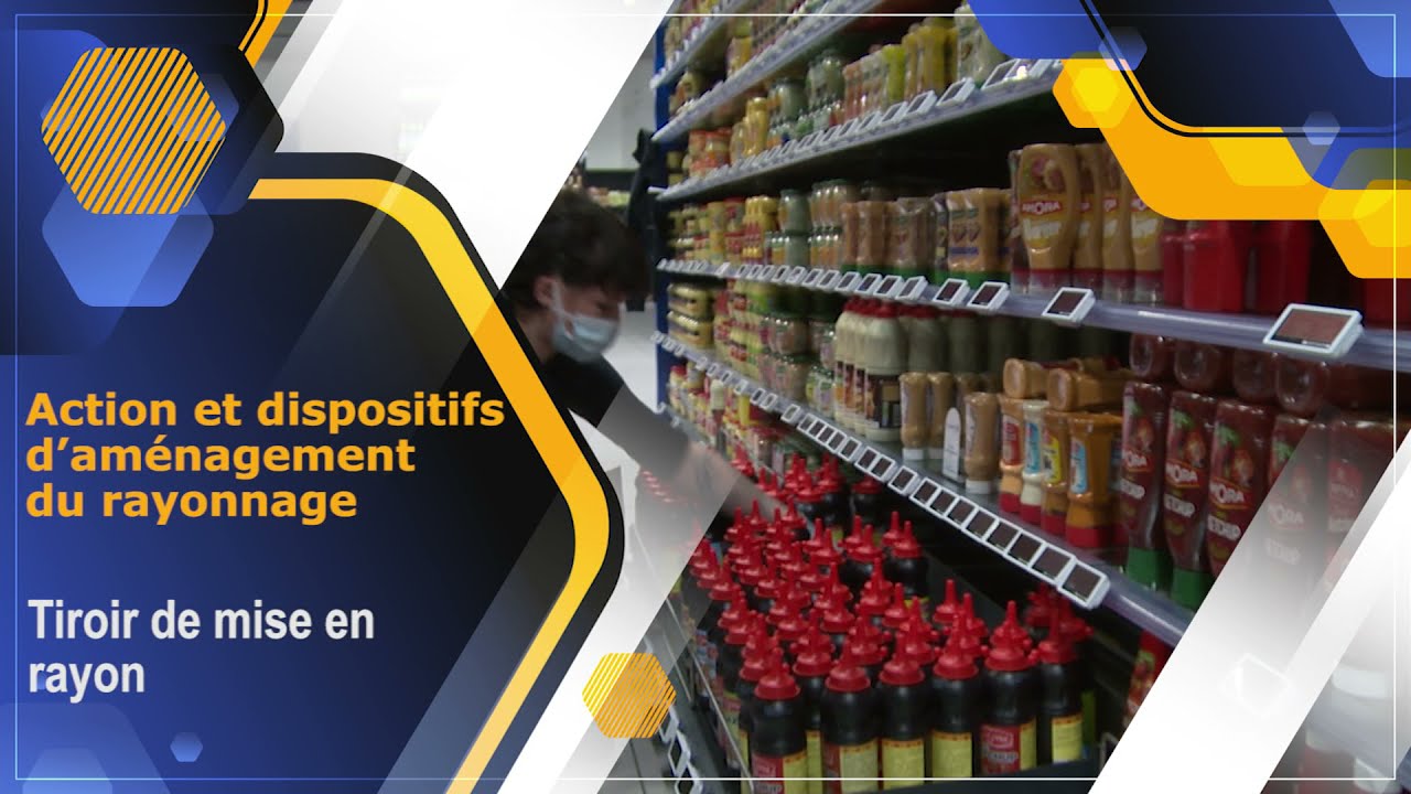 Action et dispositifs d’aménagement du rayonnage - Tiroir de mise en ...