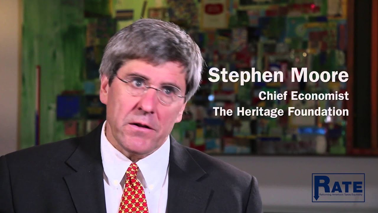 Stephen Moore, Chief Economist of the Heritage Foundation, Talks Tax ...