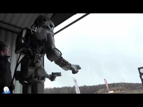 Russian Humanoid Robot FEDOR is Use Gun.►► Rus İnsansı Robotu FEDOR Silah Kullanıyor.