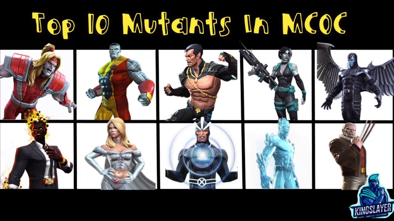 Top 10 Mutant Characters In Marvel Contest Of Champions (July 2020 ...