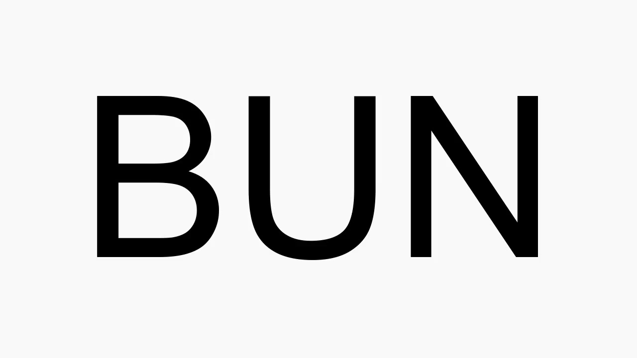 How to pronounce BUN - YouTube