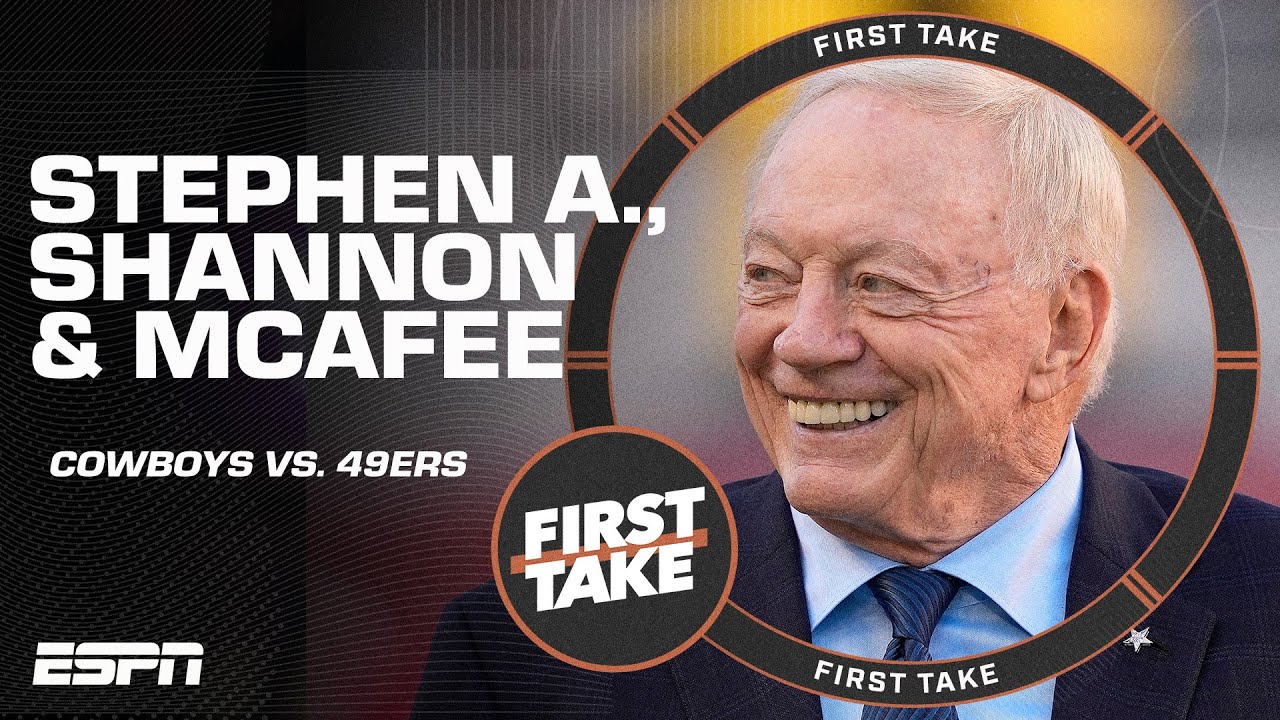 Stephen A. vs. Shannon Sharpe vs. Pat McAfee 🍿 Can the Cowboys take down the 49ers? 🤔 | First ...