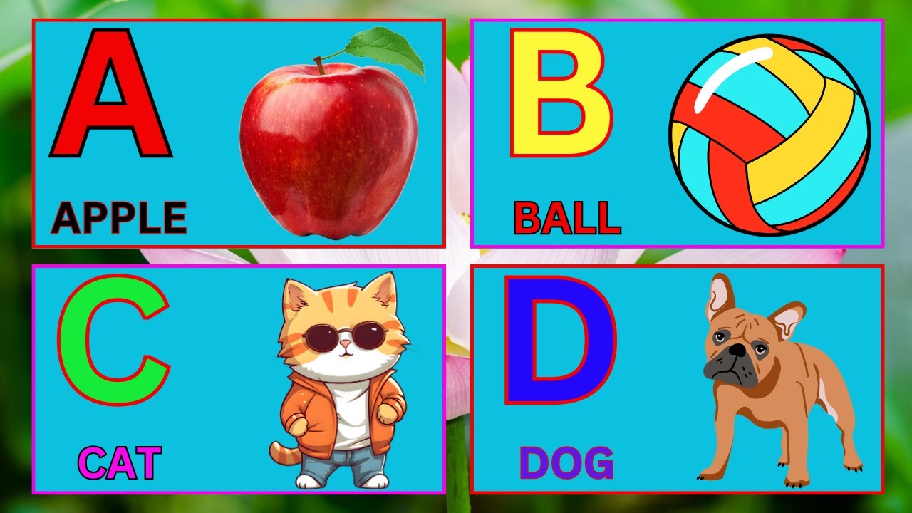 Learn pronunciation english alphabet|abcd song|chhoti abcd|123 song ...