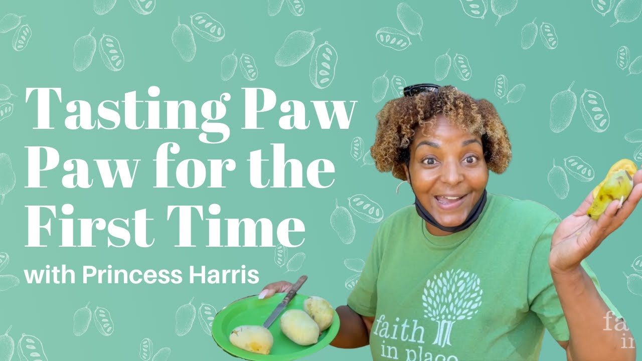 Tasting Paw Paw for the First Time with Princess Harris - YouTube