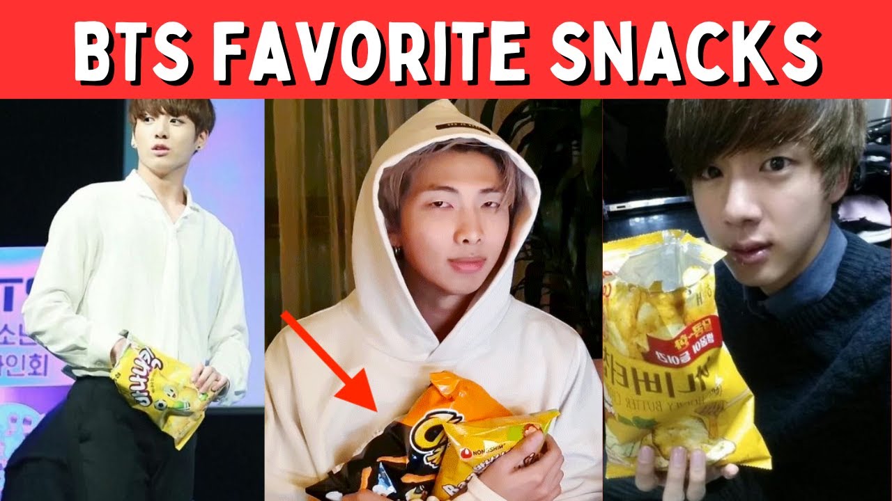 BTS Favorite Korean Snacks! - YouTube