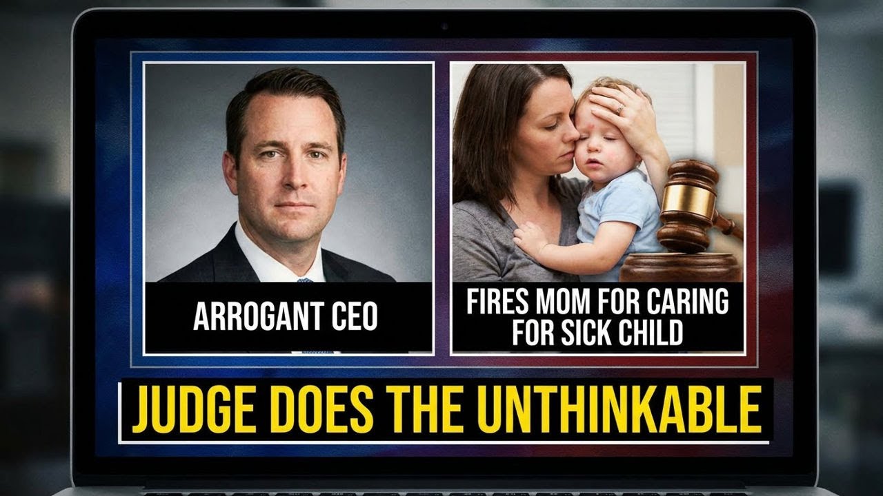 Heartless CEO Fires Single Mom for Missing Work — Judge Shocking ...