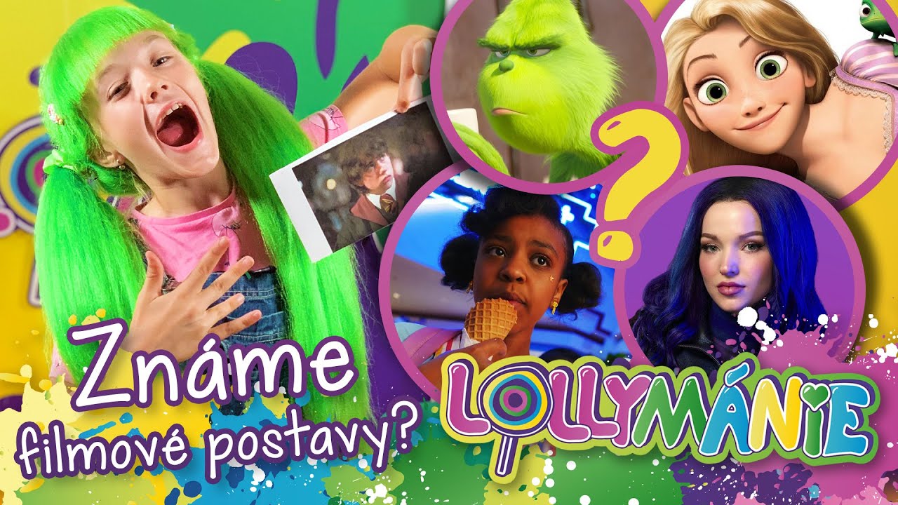 Jak dobře známe filmové a seriálové postavy?🎬 │ LOLLYMÁNIE - YouTube