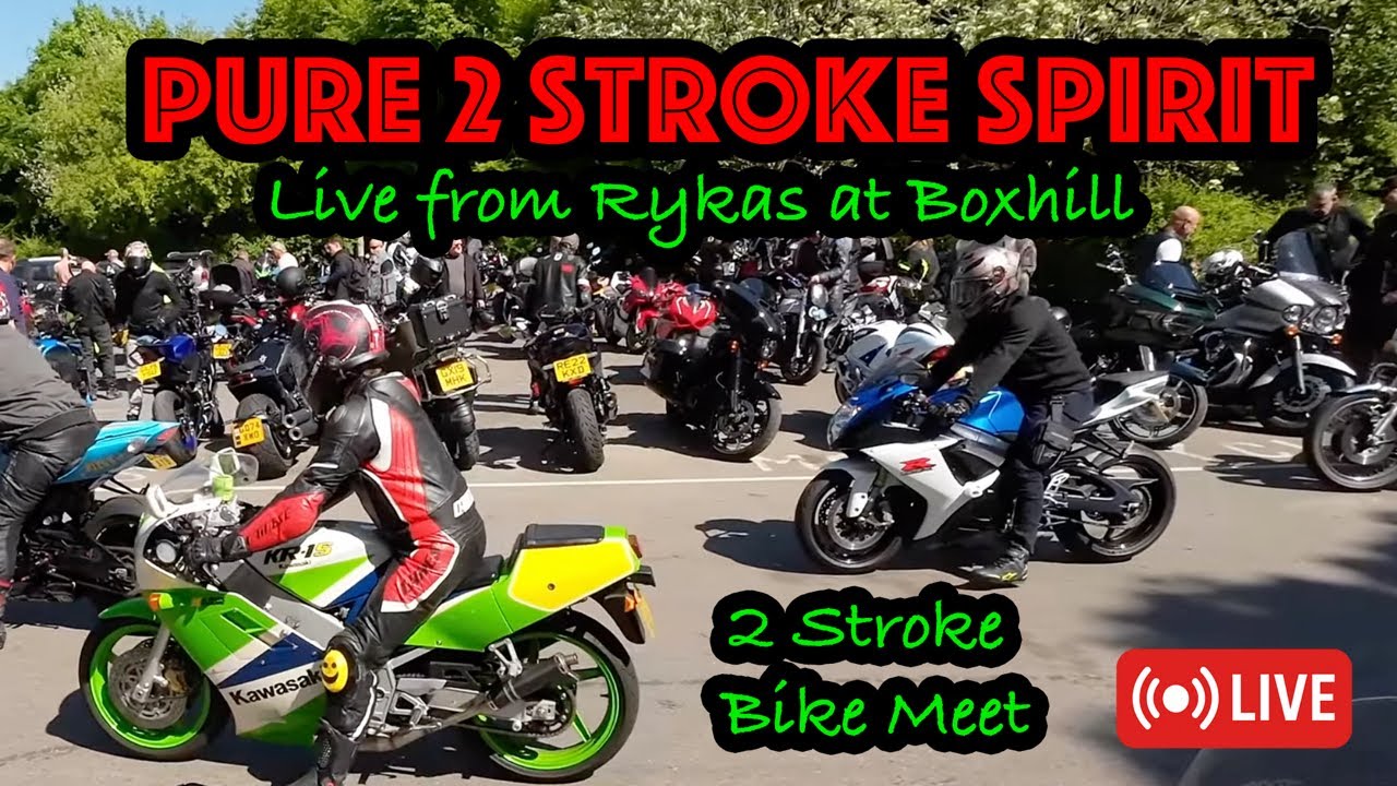 🔴 2 Stroke Motorcycle Meet LIVE from Rykas Cafe, Boxhill - YouTube