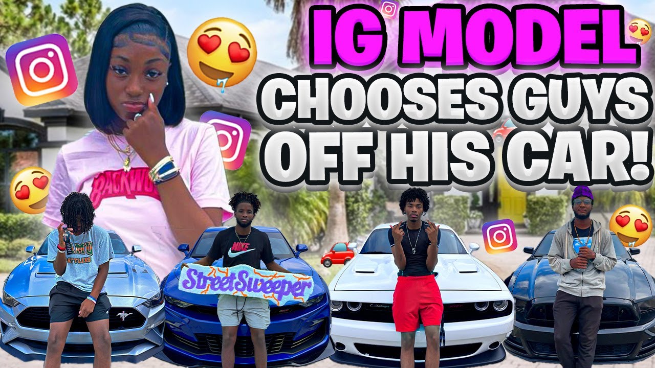 INSTAGRAM BADDIE CHOOSES NEXT BF BASED OFF THEIR CARS - YouTube
