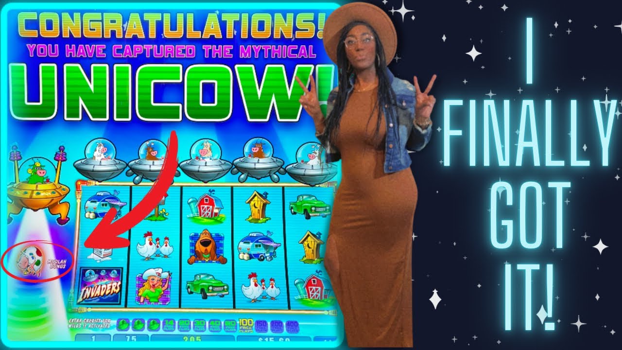 I landed the RARE UNICOW on Planet Moolah! 🫣🐮🦄 #txgambles #slots # ...
