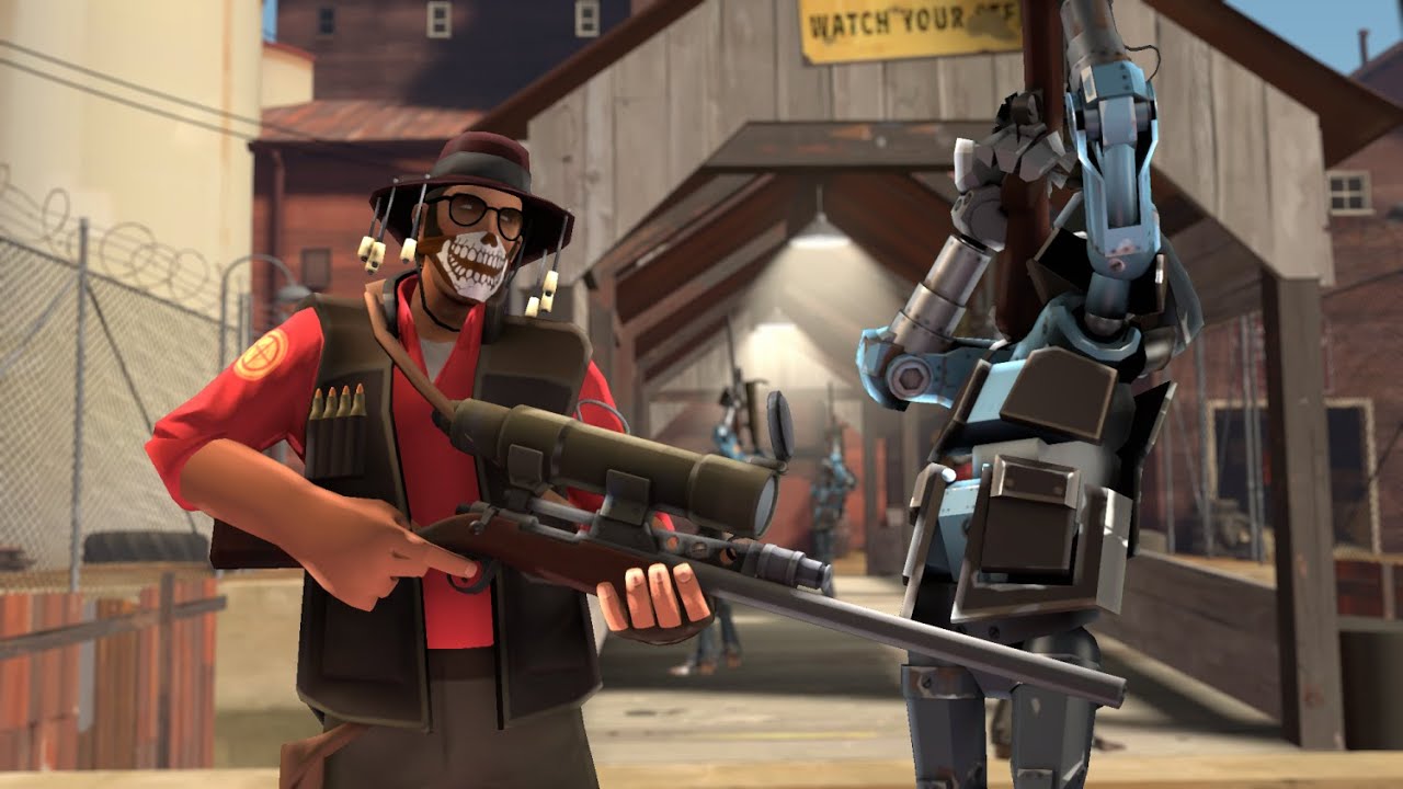 [TF2] cathook cheater vs entire team of bots - YouTube