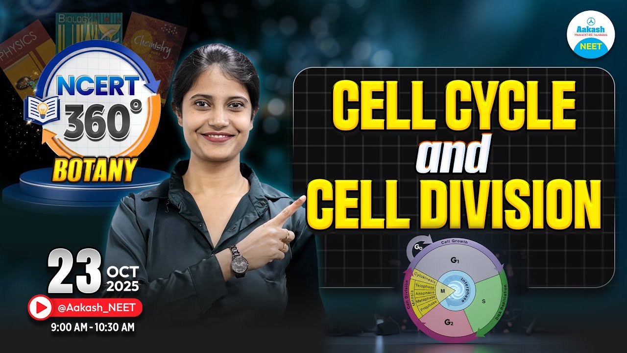 Cell Cycle & Cell Division Made Easy | NCERT 360° Botany | NEET 2026 ...