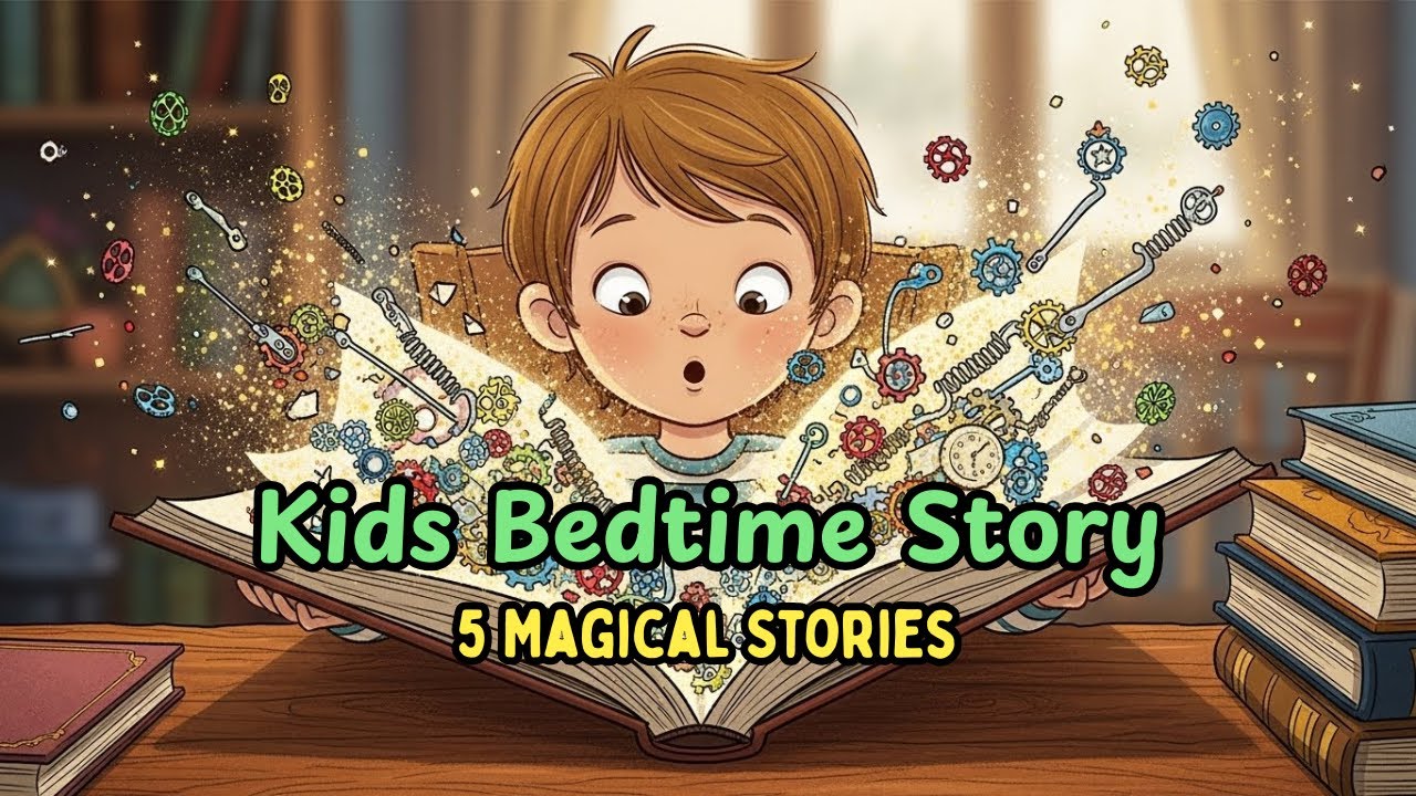 ⭐ Bedtime Stories for Kids | Five Magical Adventures - YouTube