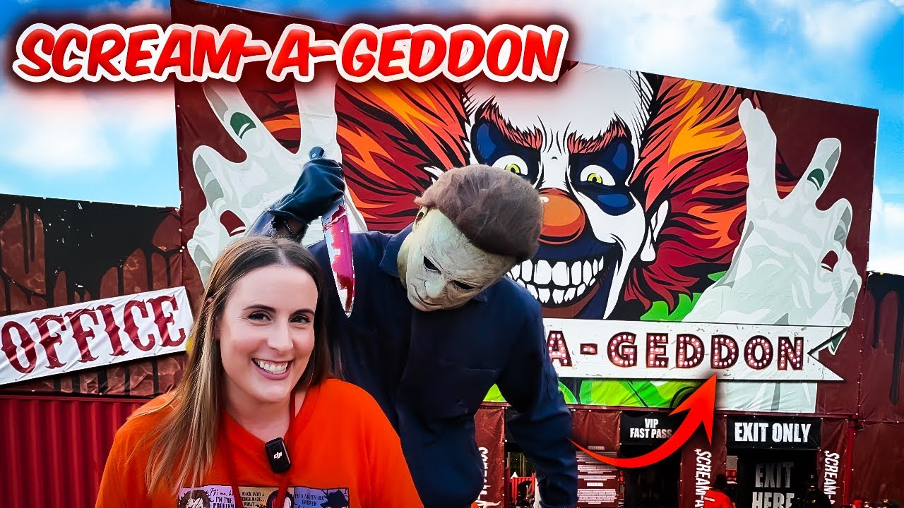 My Night at Scream-A-Geddon - Florida's Premier Horror Park! - YouTube
