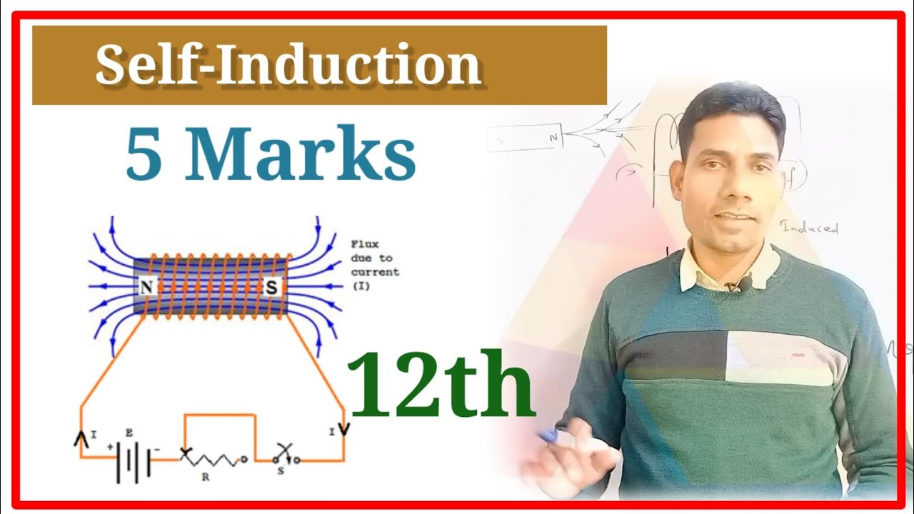 PHYSICS: Self Induction : 12th | Important Question | स्वप्रेरण | Self ...