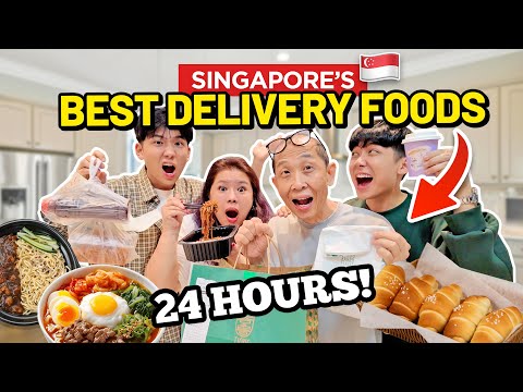 24 HOURS Eating ONLY The BEST Delivery Foods in Singapore (Budget Challenge)