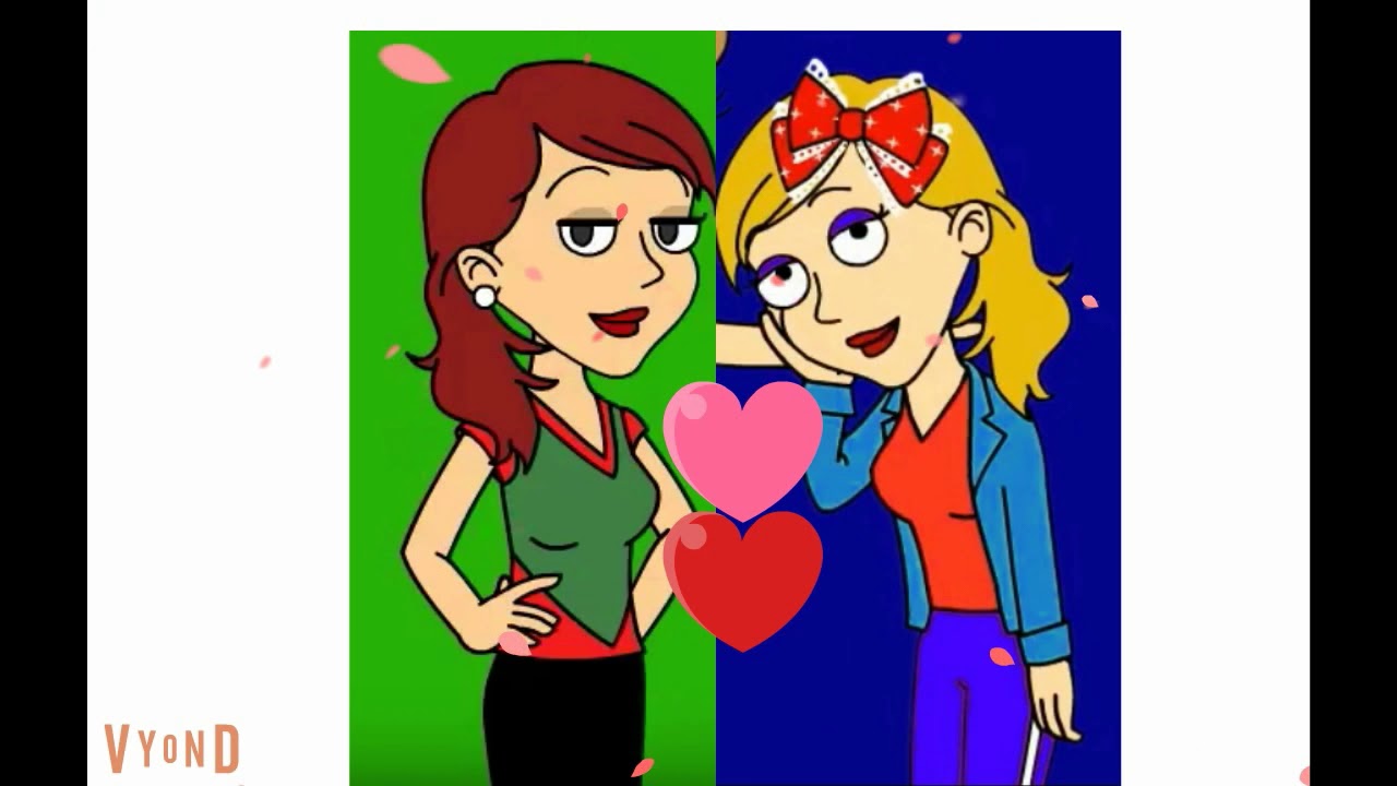 Katie the cutie GoAnimate giving me double hearts. - YouTube