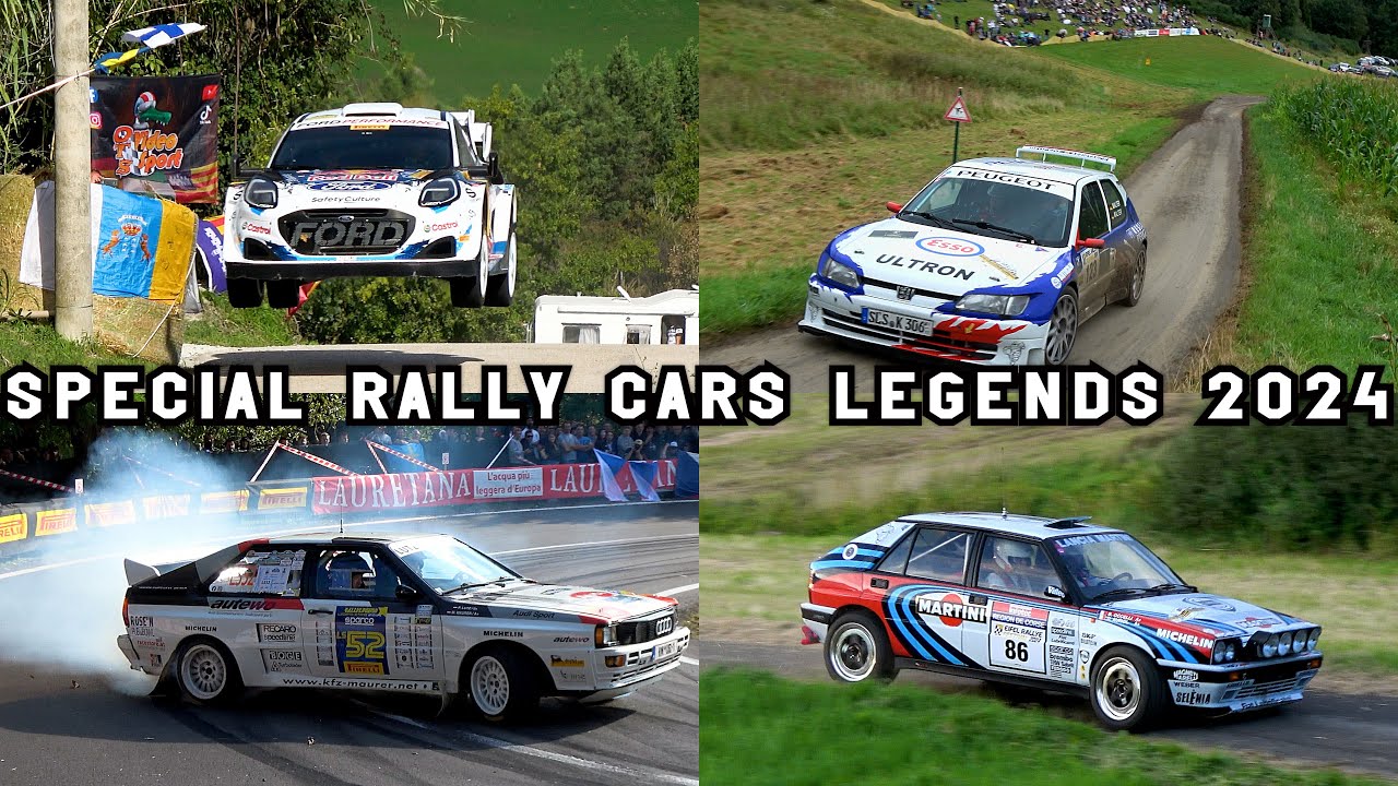 Best of Rallyes Cars Legend 2024 Group B, WRC, Groupe A, S2000, S1600 ...
