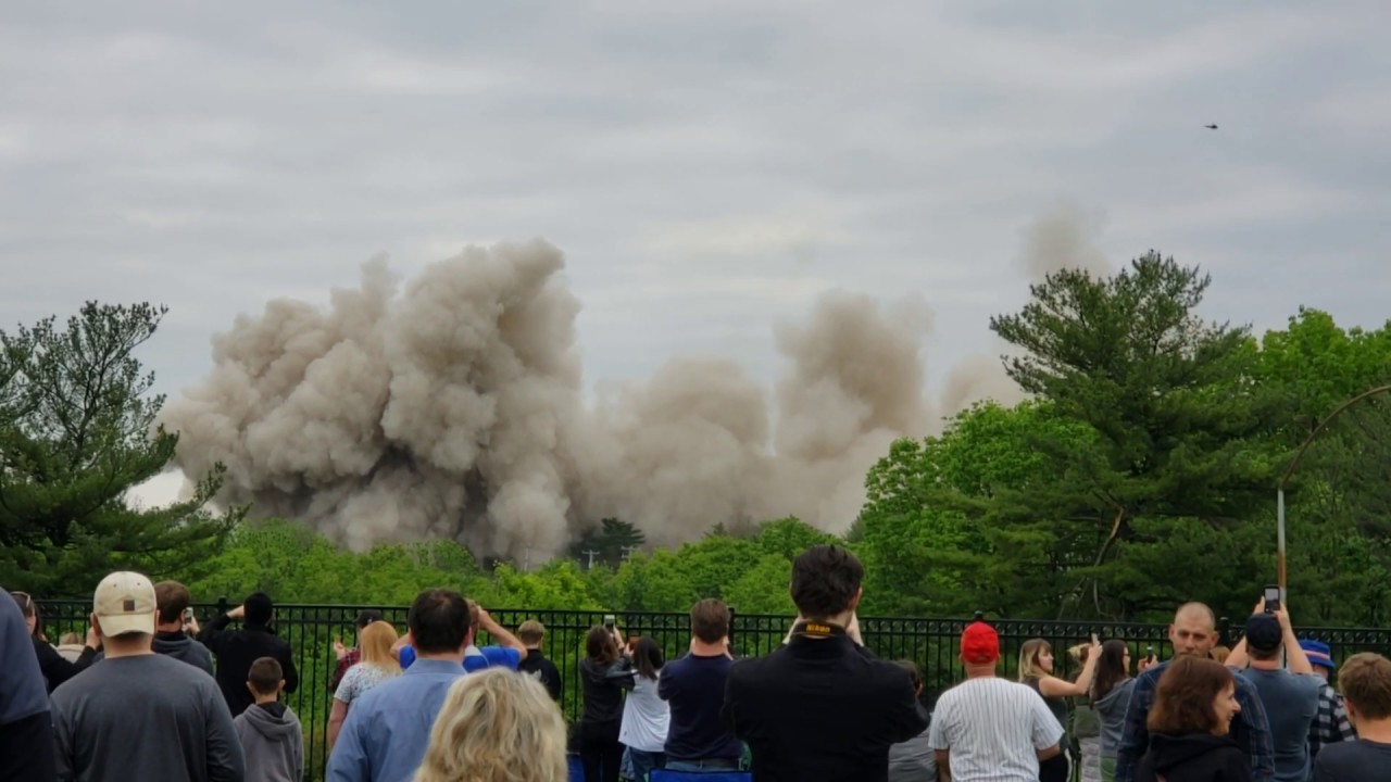 Martin Tower Demolition Implosion in Bethlehem Pennsylvania It's a Sad ...