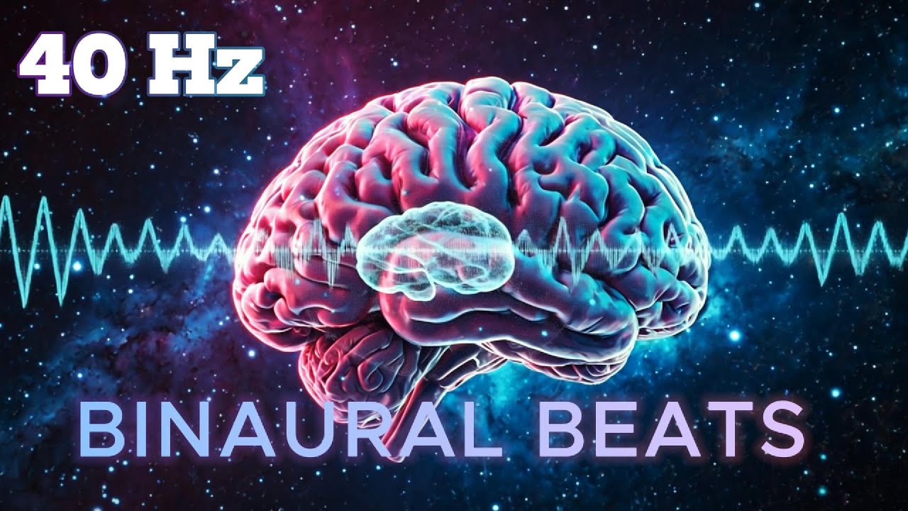40 Hz Binaural Beats for Hyper Concentration | Brainwave Boost for Learning and Productivity ...