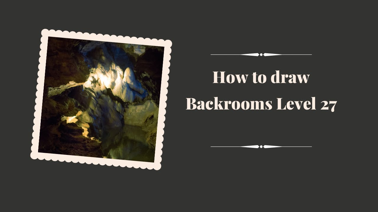 How to Draw Backrooms Levels 27 - YouTube
