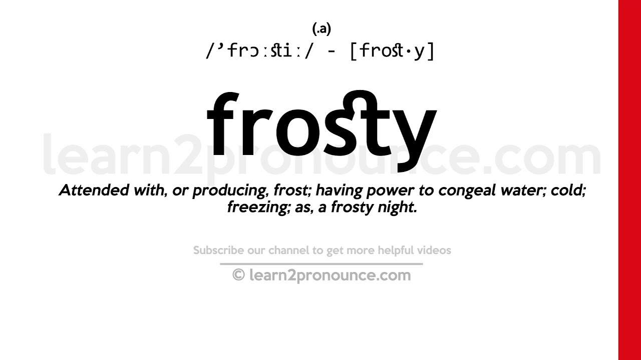 Pronunciation Of Frosty Definition Of Frosty YouTube pronunciation-of-frosty-definition-of-frosty-youtube
