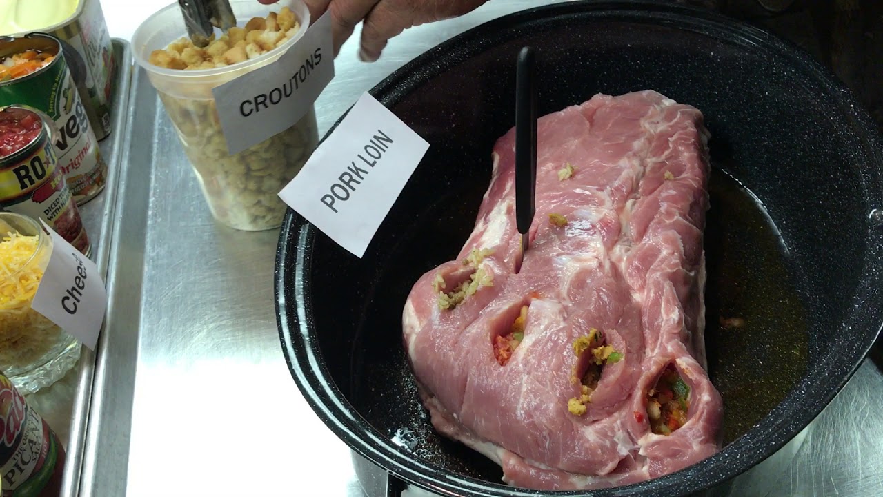 Solid Seasoning Injection Pork Loin #1 - YouTube